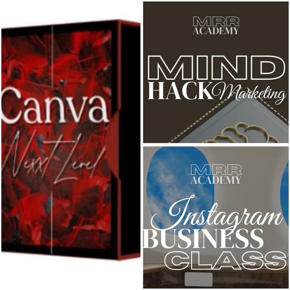 MRR Academy - 3 in One Bundle (3Kurse) - 100% Wiederverkaufsrecht