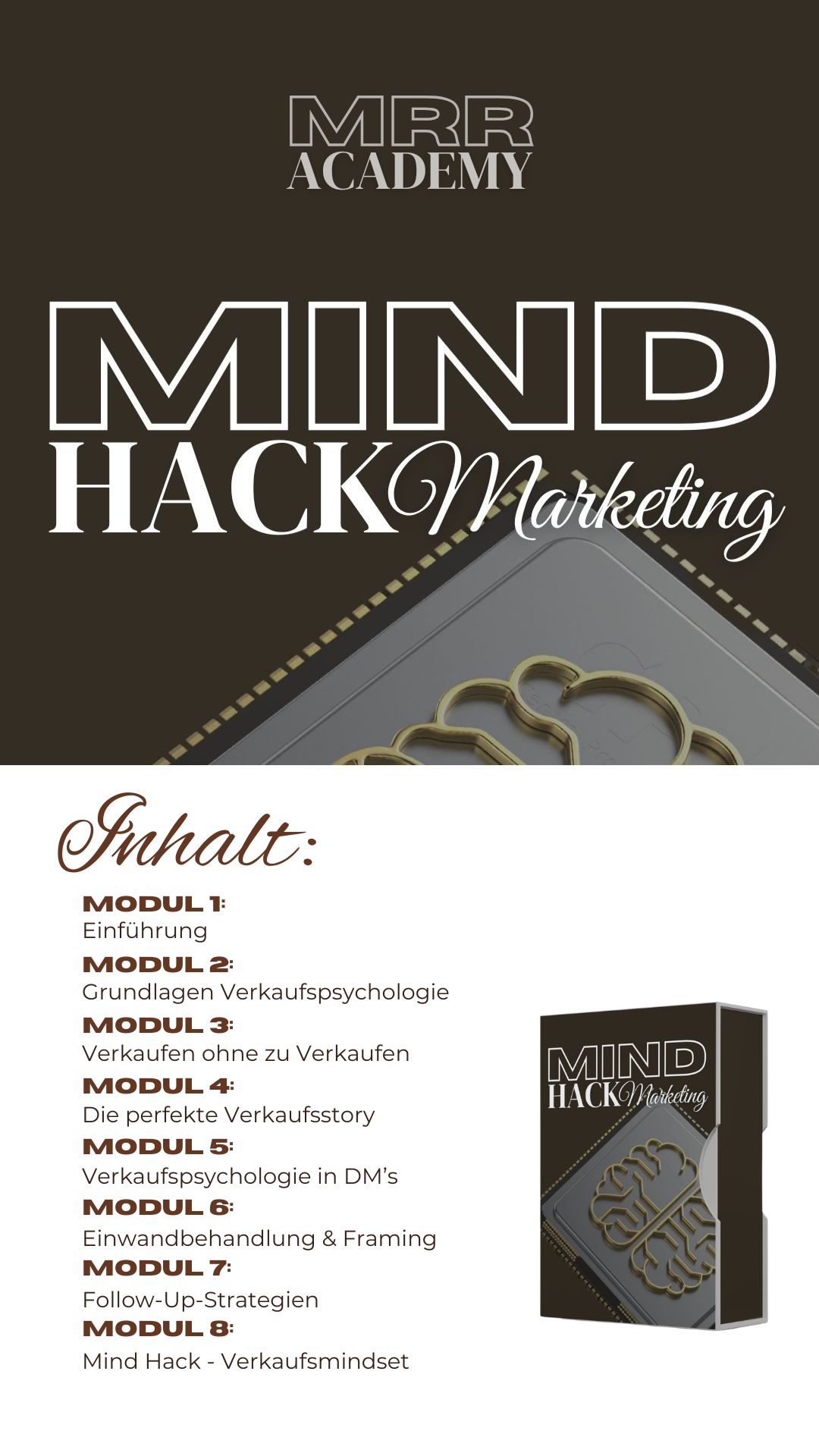 Mind Hack Marketing - 100% MRR - Werde ein Teil der MRR Academy