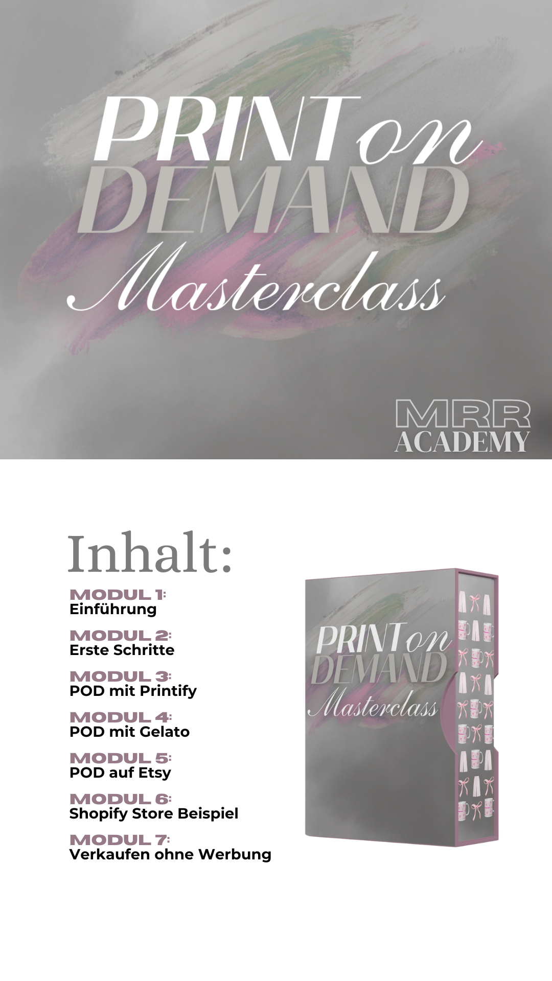 Print on Demand Masterclass - MRR