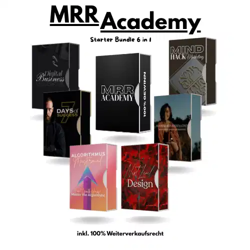 MRR ACADEMY - Starter Bundle 6 in 1 - 100% Weiterverkaufsrechte