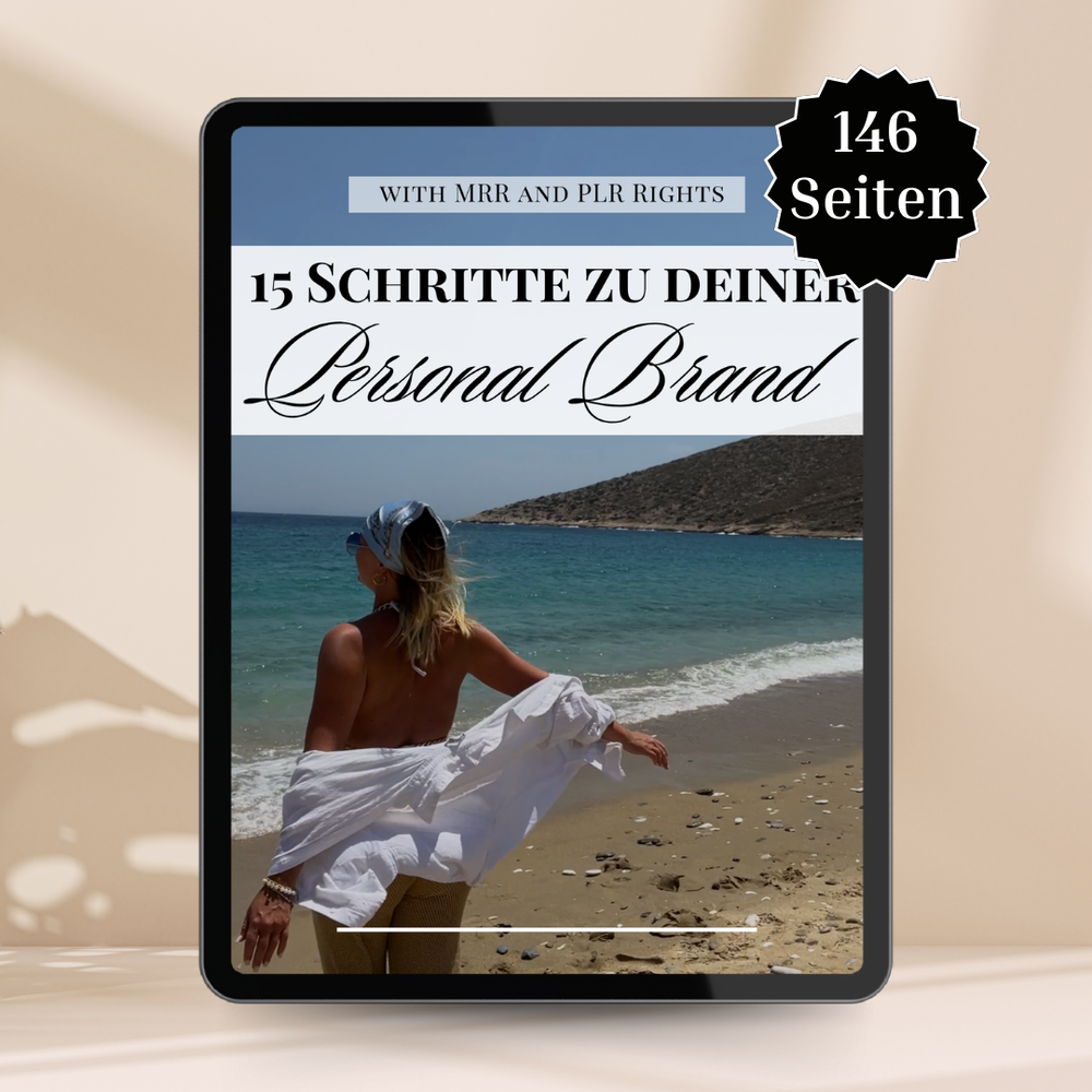 PLR 15 Schritte zu deiner personal Brand